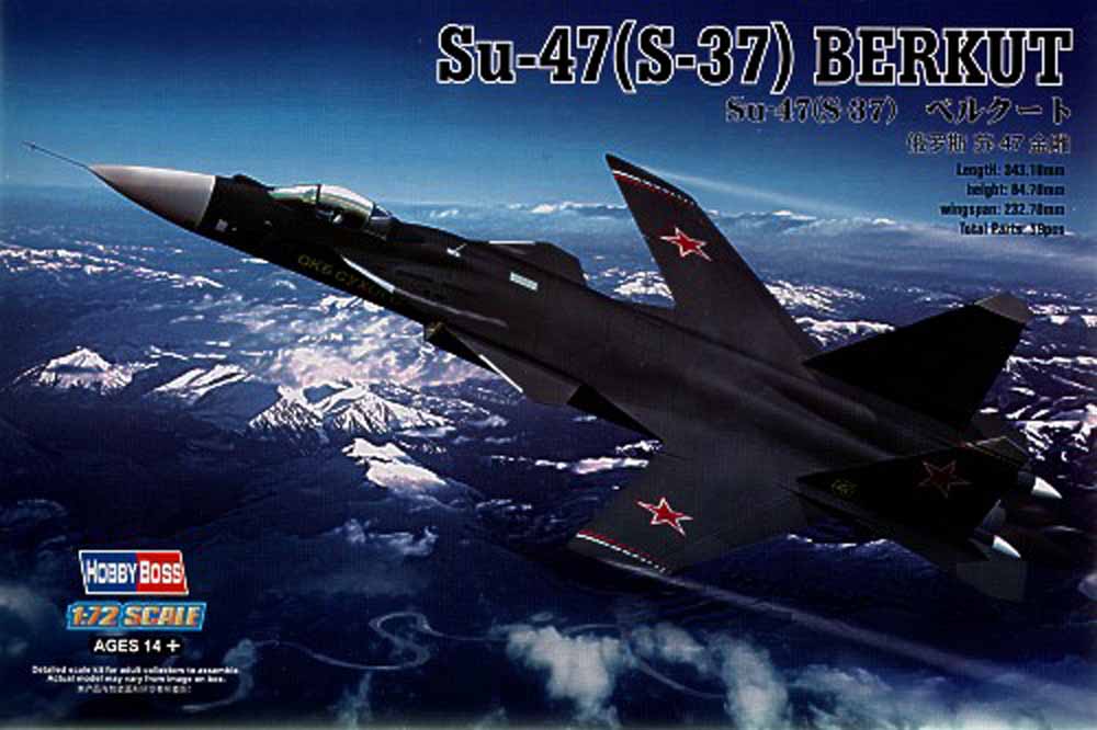 Hobby Boss 80211 Sukhoi Su-47 (S-37) Berkut 1:72 Aircraft Model Kit – Jadlam Toys & Models