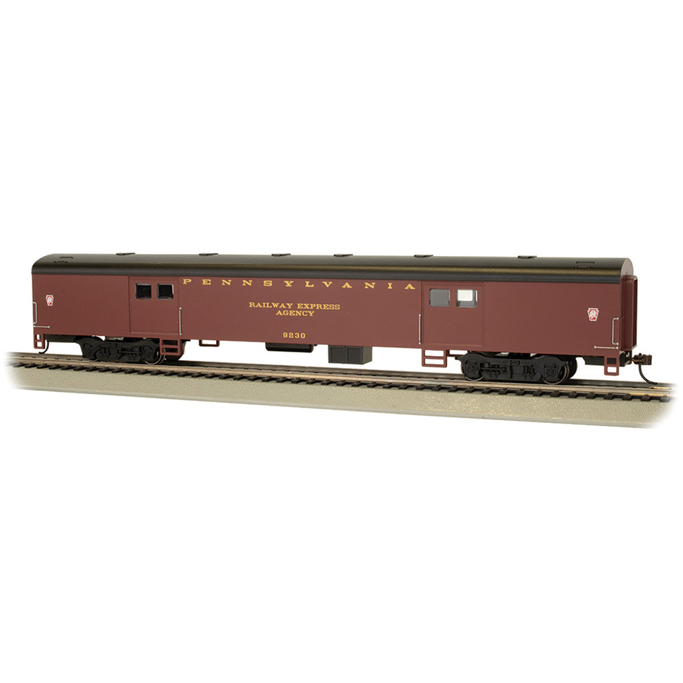 Bachmann USA 72' Smooth-Side Baggage Car - PRR #9230 HO Gauge 14401 ...