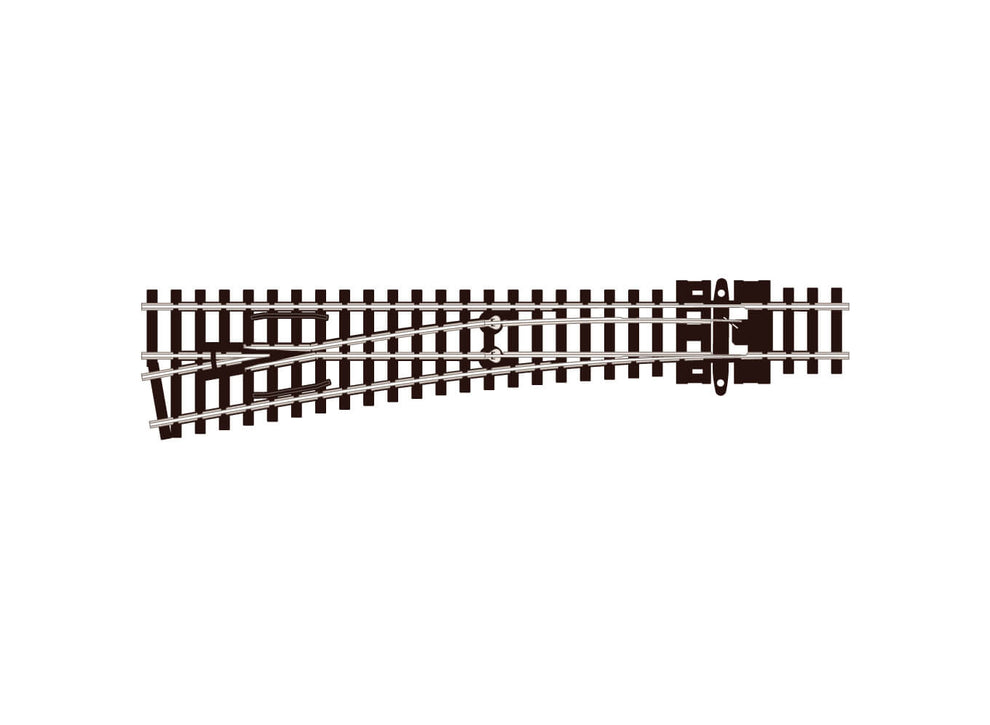 PECO SL-U396F Unifrog Turnout, Medium Radius, Left Hand N Gauge ...