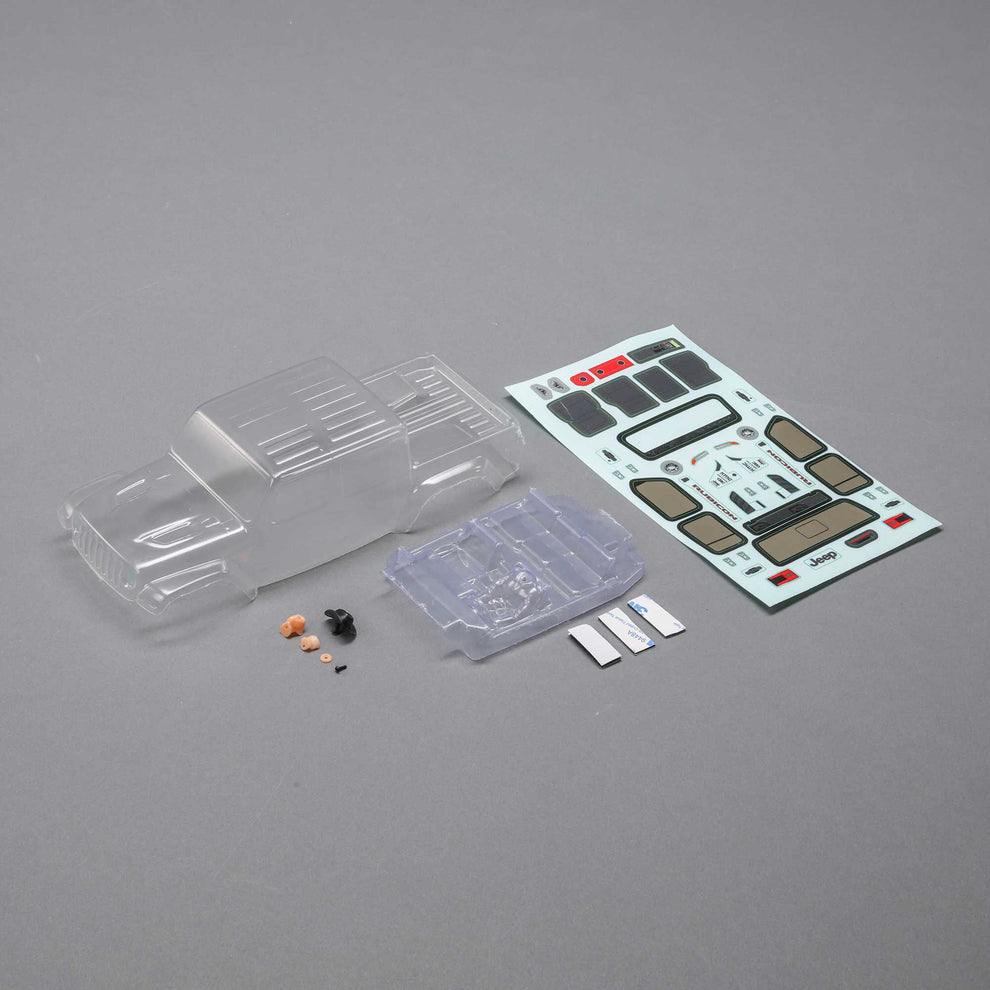 Axial Body Set, Clear: SCX24 Jeep JT Gladiator AXI200005 – Jadlam Toys ...