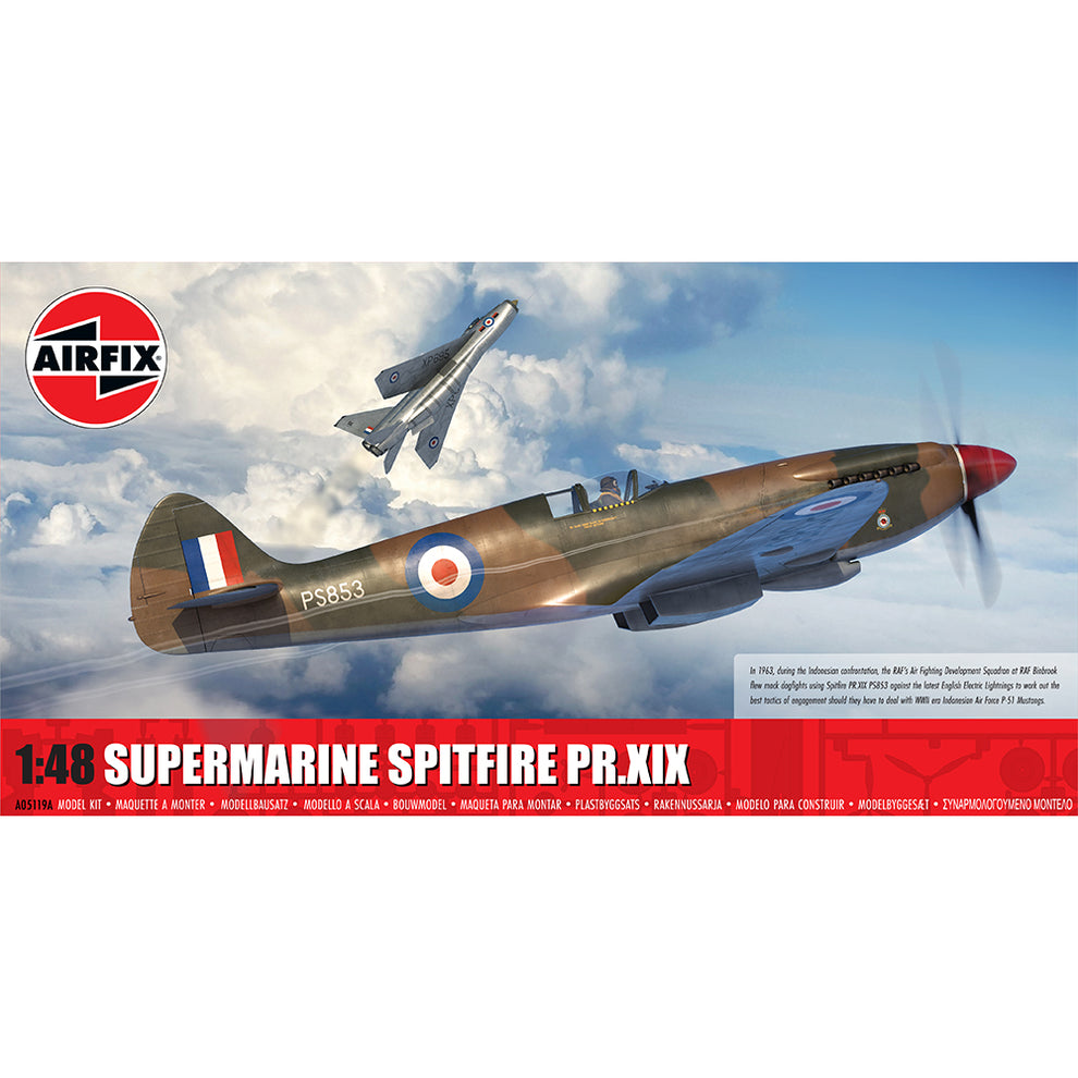 Airfix A05119A Supermarine Spitfire PR.XIX 1:48 Model Kit – Jadlam Toys & Models