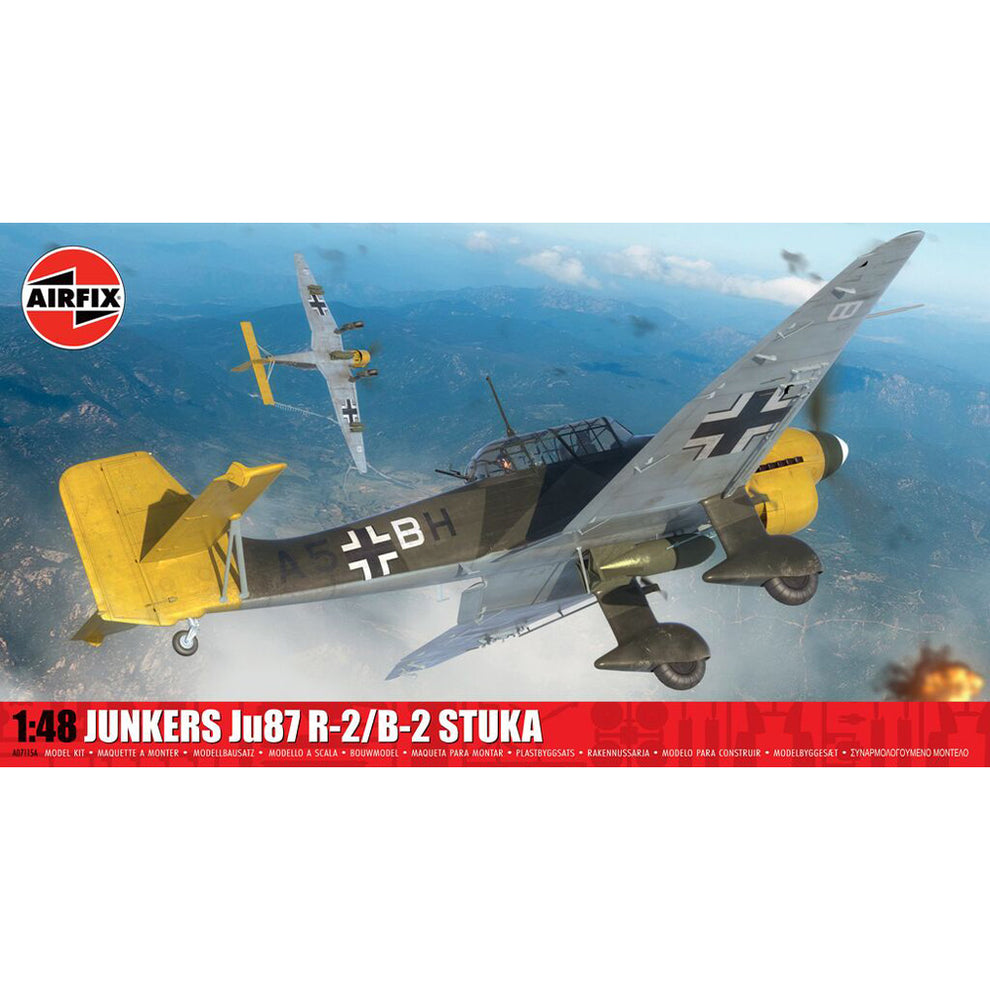 Airfix A07115A Junkers Ju87 R-2/B-2 Stuka 1:48 Model Kit – Jadlam Toys ...