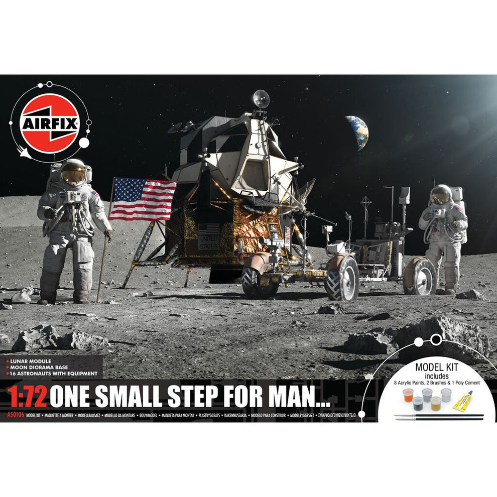 Airfix A50106 One Small Step For Man... Lunar Module Gift Set 1:72 Mod ...