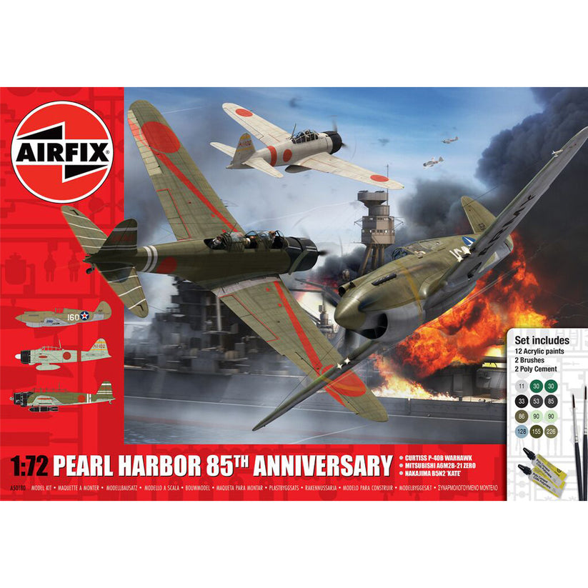 Airfix A50180 Pearl Harbor 85th Anniversary Gift Set 1:72 Model Kit ...
