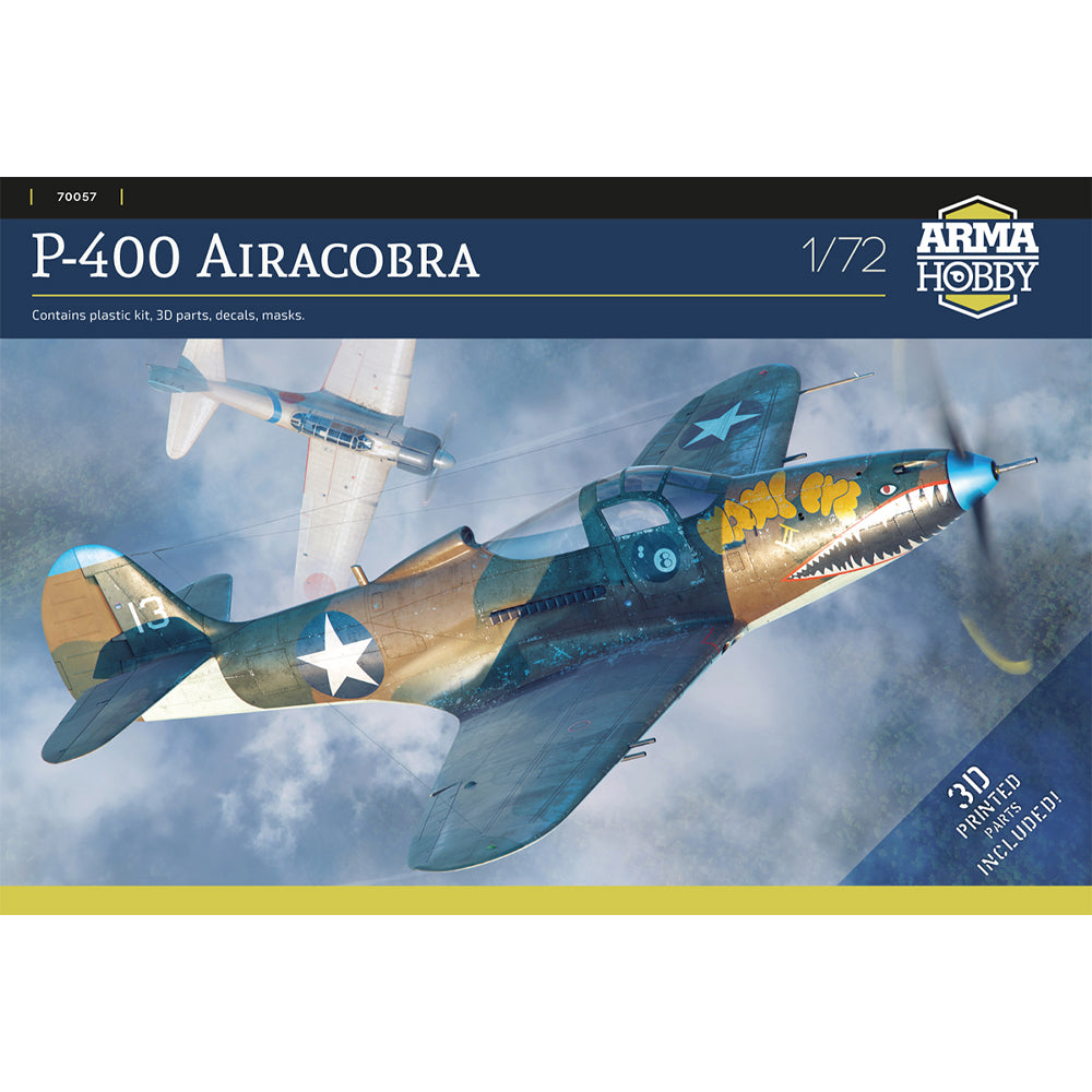 Arma Hobby 70057 P-400 Airacobra 1:72 Model Kit – Jadlam Toys & Models