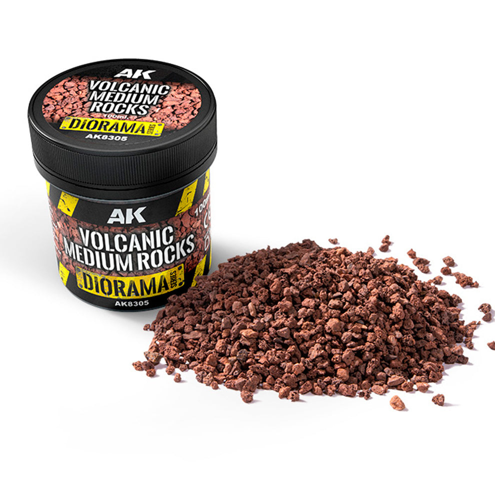 AK Interactive Volcanic Medium Rocks 100ml Diorama & Basing AK8305 ...