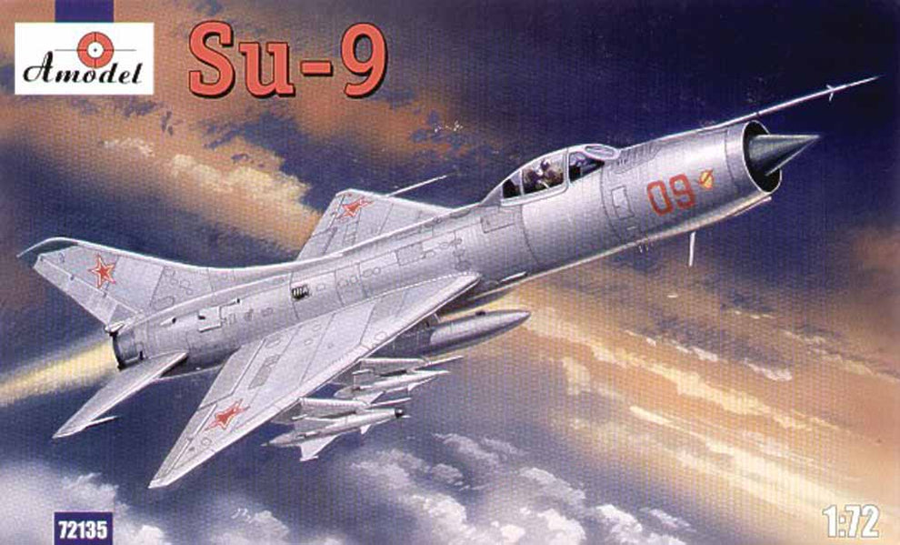 A-Model 72135 Sukhoi Su-9 with decals for USSR x 2 1:72 Aircraft Model ...