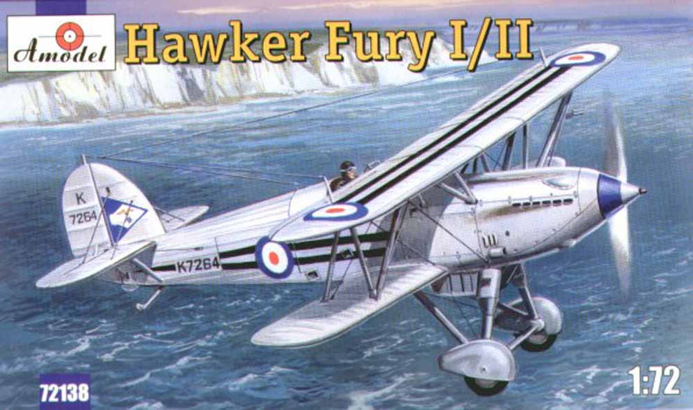 A-Model 72138 Hawker Fury Mk.I / Mk.II 1:72 Aircraft Model Kit – Jadlam ...
