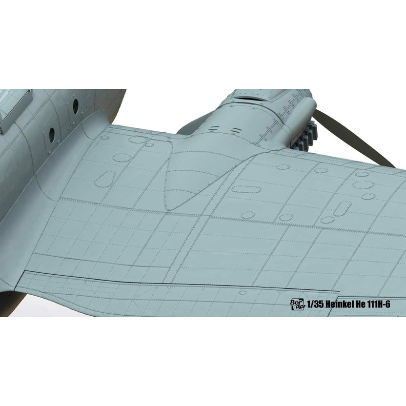 Border Model BF-018 Heinkel He 111 H-6 w/Interior 1:35 Model Kit ...