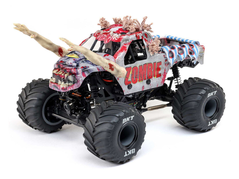 Losi 1/18 Mini LMT Zombie 2S 4X4 RTR Brushed Monster Truck (Battery ...