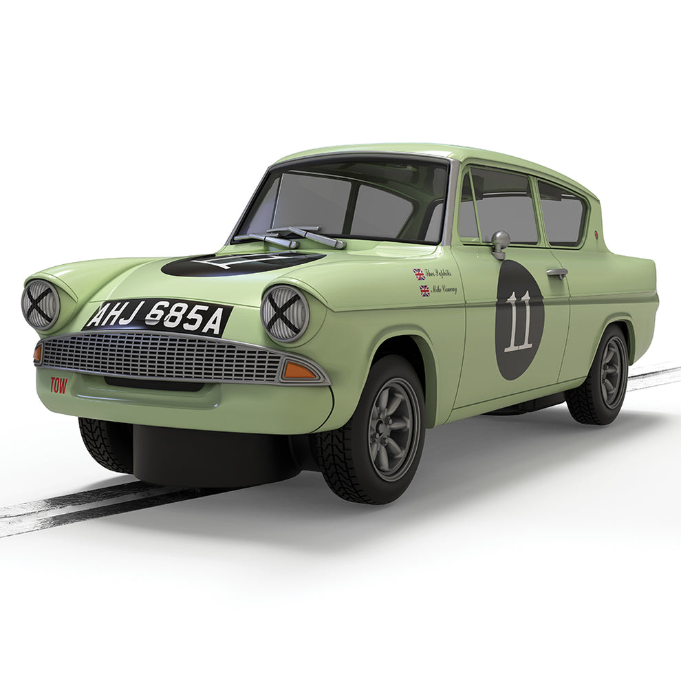 Scalextric C4617 Ford Anglia 105e - Theo Paphitis – Jadlam Toys & Models