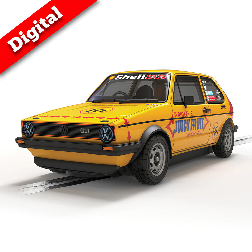 Scalextric Digital C4625 Volkswagen Golf MK1 Malcolm Jeffs Racing 1:32 ...