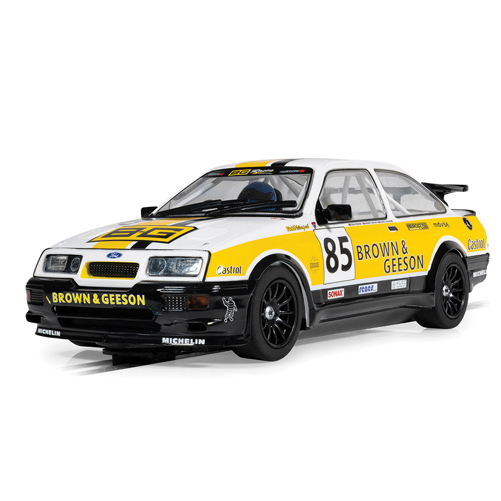 Scalextric C4628 Ford Sierra RS500 - YTCC Dan Brown 2024 1:32 Slot Car ...