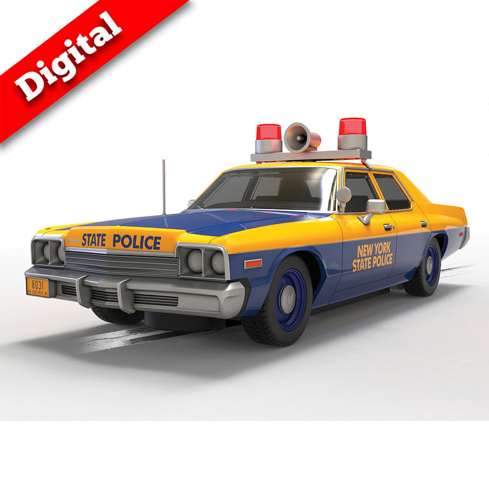 Scalextric Digital C4636 Dodge Monaco NY State Police 1:32 Slot Car ...