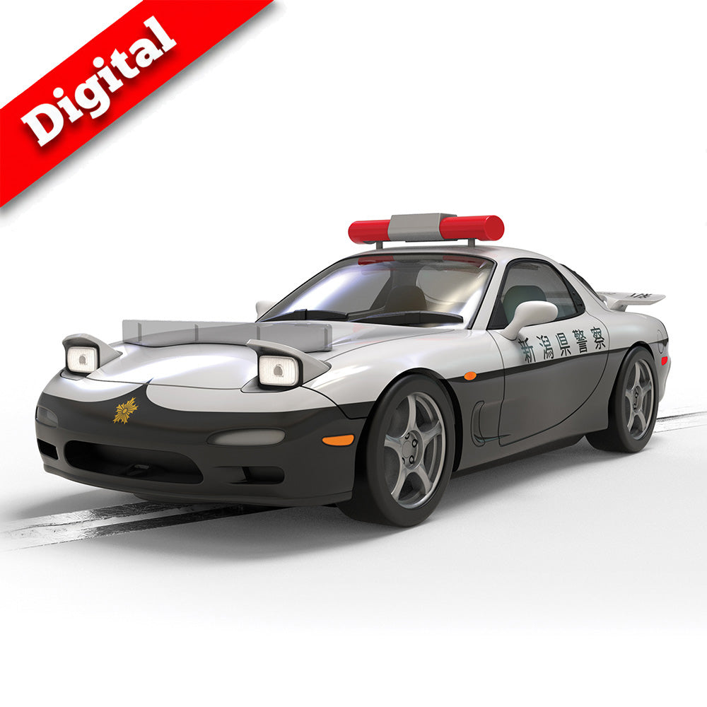 Scalextric Digital C4681 Mazda RX7 FD Japanese Police 1:32 Slot Car ...