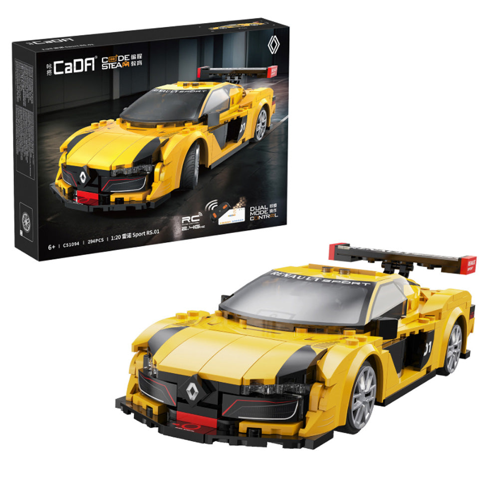 CaDA Renault Sport RS.01 1:20 Brick Model 294pcs C51094W – Jadlam Toys ...