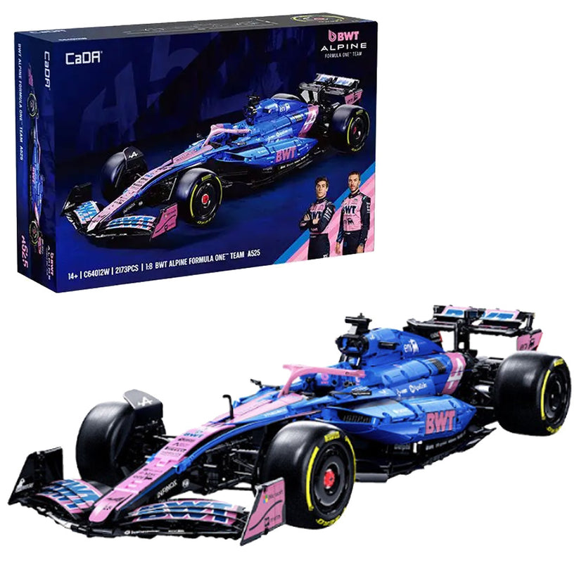CaDA BWT Alpine F1 Team A525 Car 1:8 Brick Model 2173pcs C64012W ...
