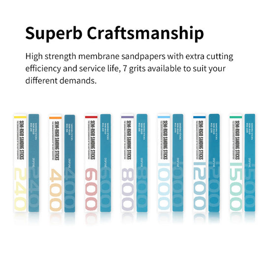 DSPIAE #240 Semi-Rigid Sanding Sticks MSS-240 – Jadlam Toys & Models