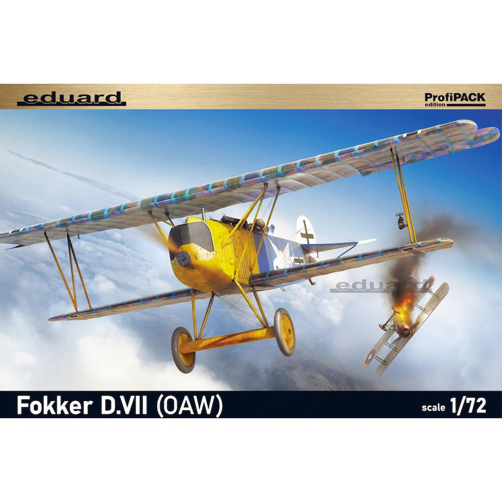 Eduard 70131 Fokker D.VII (OAW) ProfiPack 1:72 Plastic Model Kit ...