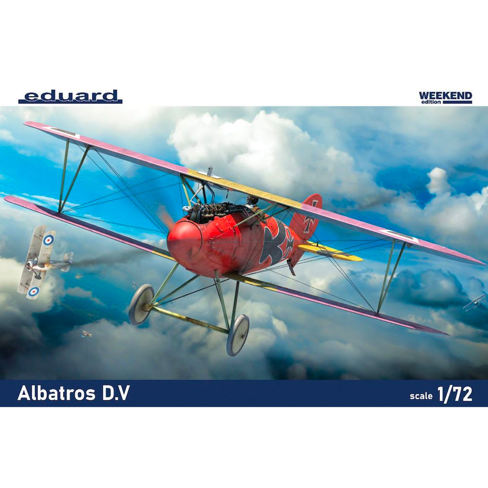 Eduard 7406 Albatros D.V Weekend edition 1:72 Aircraft Plastic Model K ...