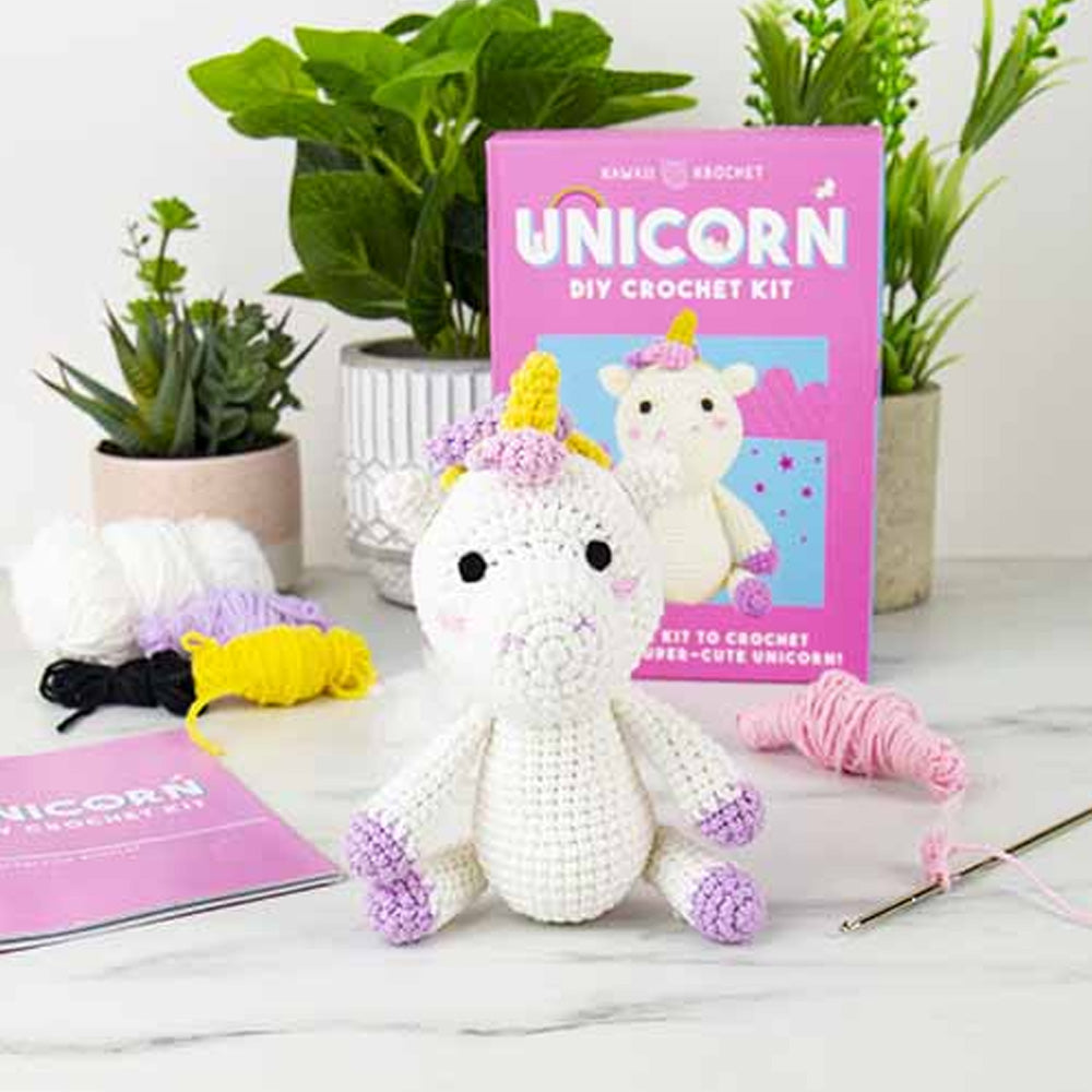 Gift Republic Kawaii Krochet Unicorn DIY Crochet Kit – Jadlam Toys & Models