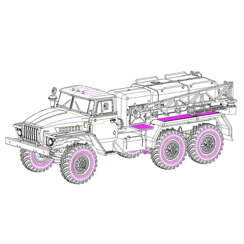 Hobby Boss 82962 APA-5D Airport Starter Vehicle 1:72 Model Kit – Jadlam ...