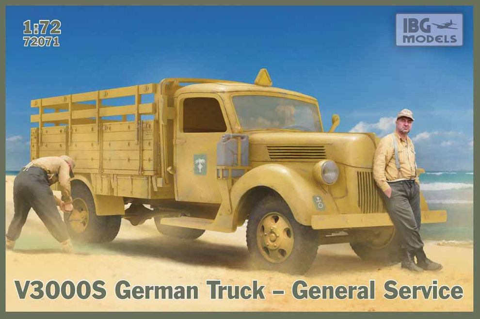 IBG Models 72071 V3000S German General Service Truck 1:72 Plastic Mode ...