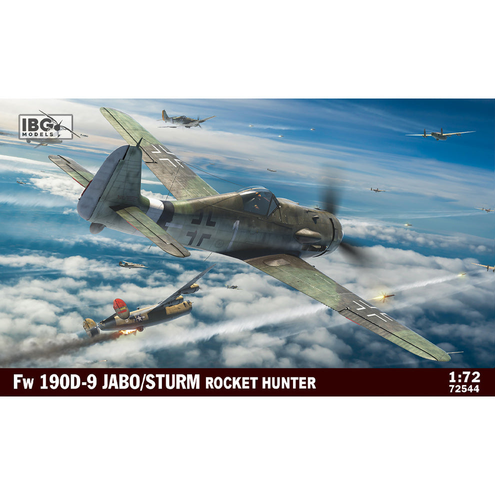 IBG 72544 Fw 190D-9 JABO/STURM Rocket Hunter 1:72 Model Kit – Jadlam ...