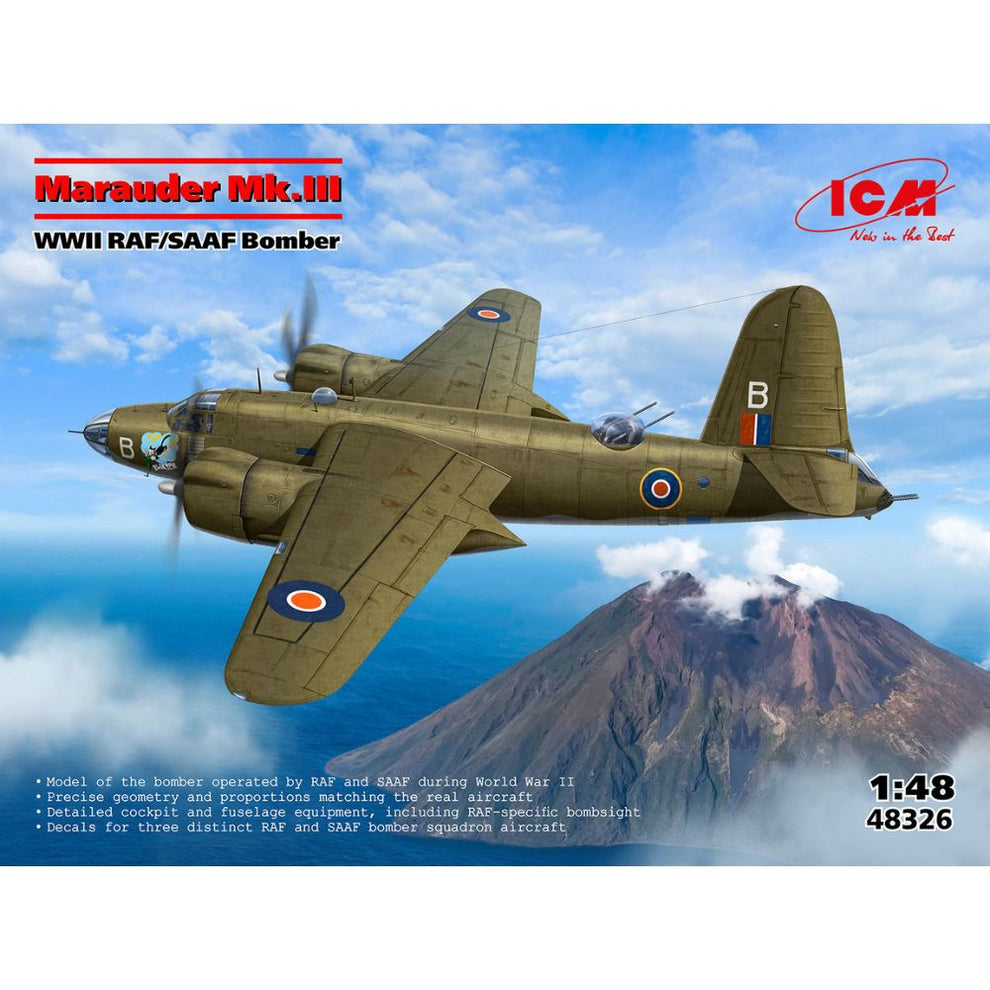 ICM 48326 Martin Mk.III Marauder RAF & SAAF 1:48 Model Kit – Jadlam ...