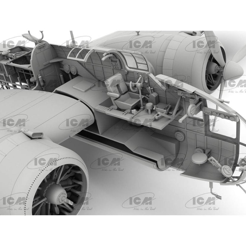 ICM 48352 Handley-Page HP.52 Hampden B Mk.I 1:48 Model Kit – Jadlam ...