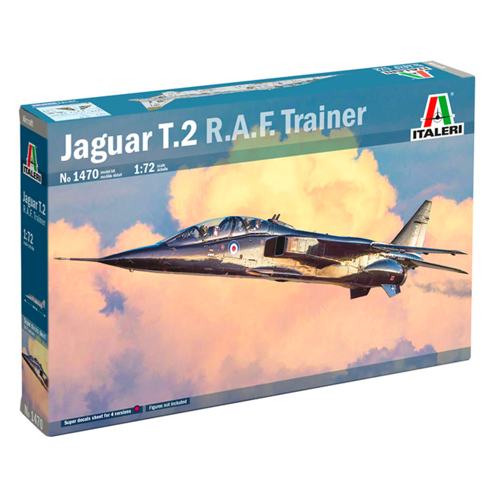Italeri 1470 RAF Jaguar T2 Trainer 1:72 Plastic Model Kit – Jadlam Toys ...