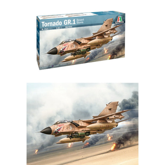 Italeri 2521 Tornado GR.1 Desert Storm RAF 1:32 Model Kit – Jadlam Toys ...