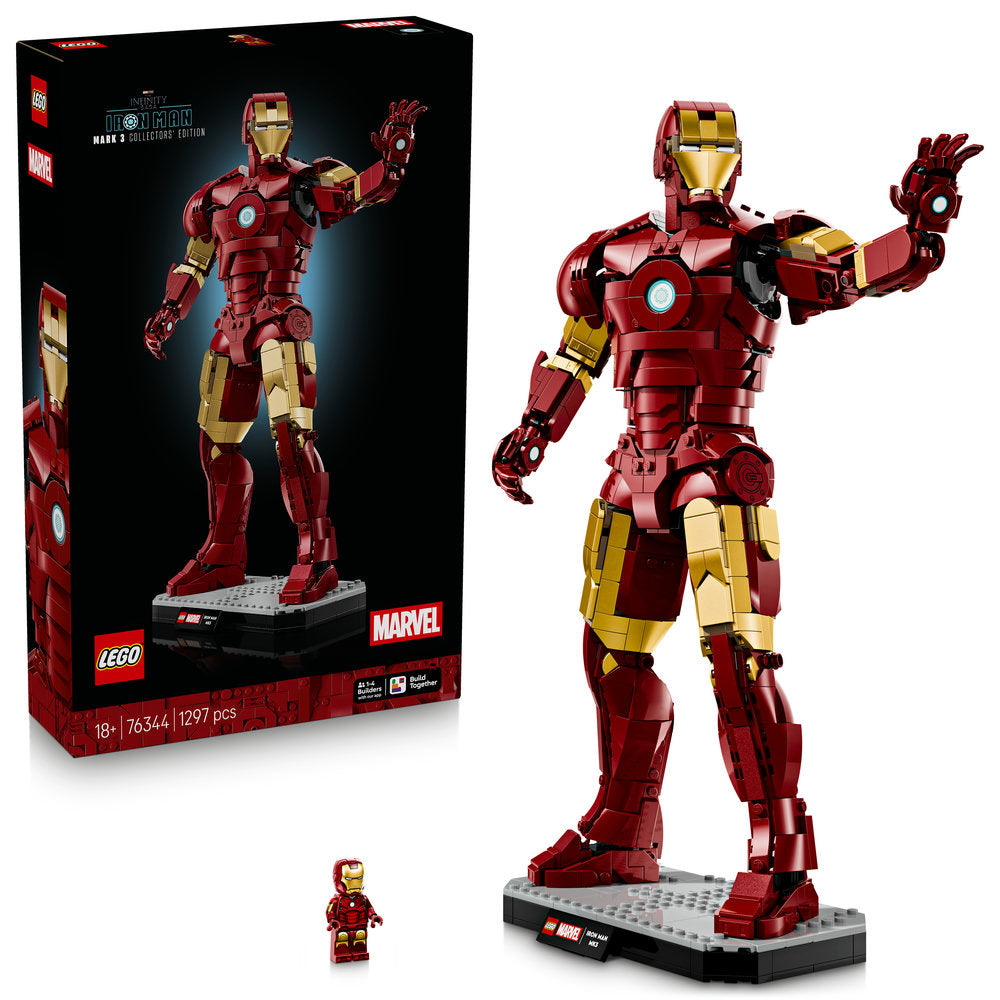 LEGO Super Heroes 76344 Iron Man Mark 3 Collectors' Edition Age 18+ 12 ...
