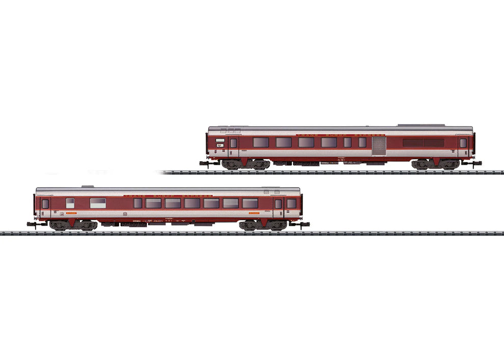 Minitrix SNCF Grand-Comfort Coach Set (2) IV M15692 N Gauge – Jadlam ...