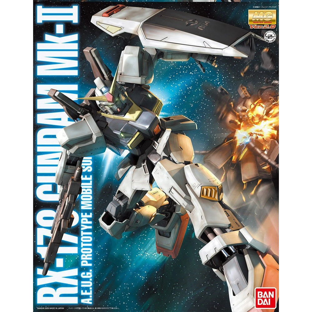 Bandai MG RX-178 Gundam MK-II A.E.U.G. Ver. 2.0 Gumpla Kit MK61577 ...