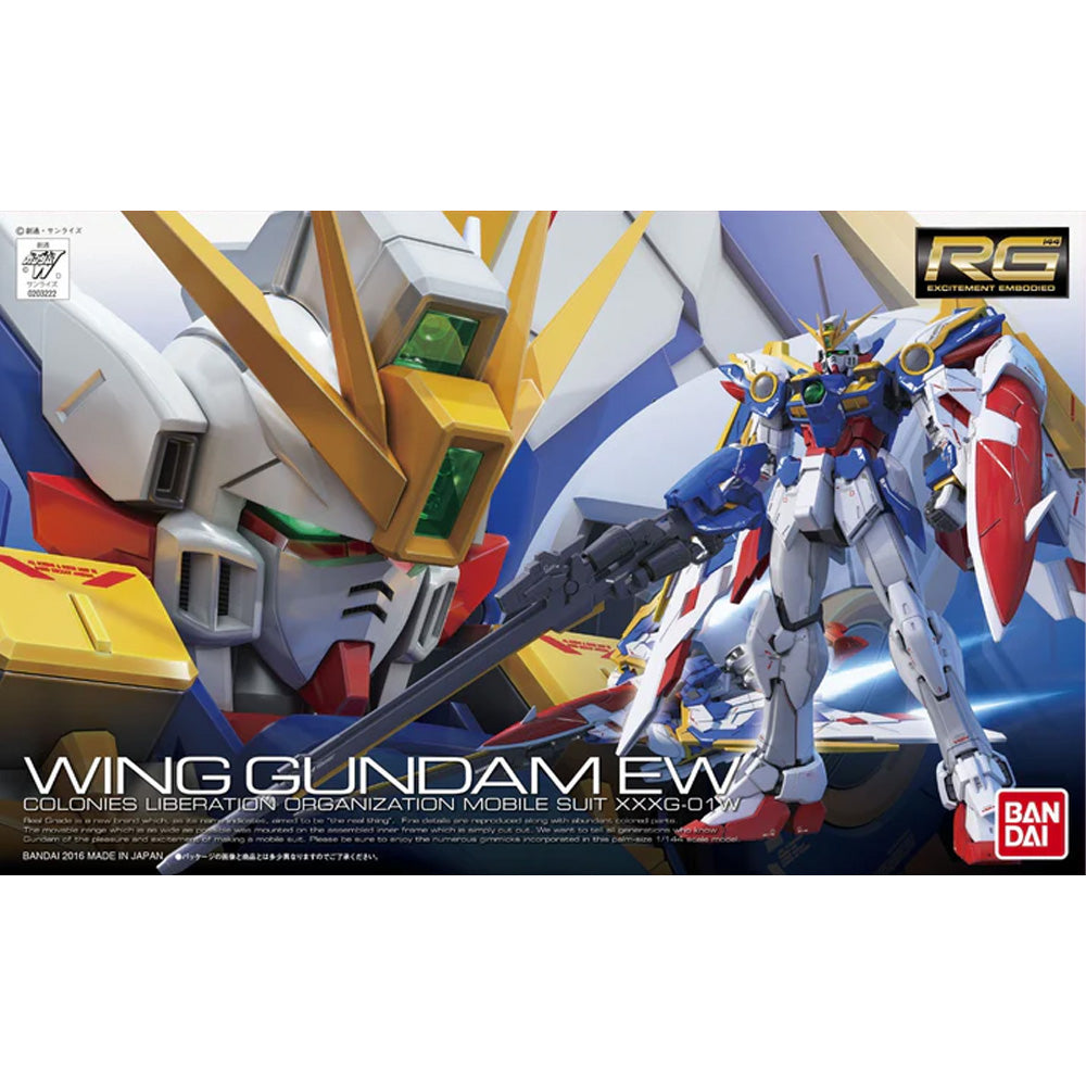Bandai RG Wing Gundam EW XXXG-01W Gunpla Kit MK63053 – Jadlam Toys & Models
