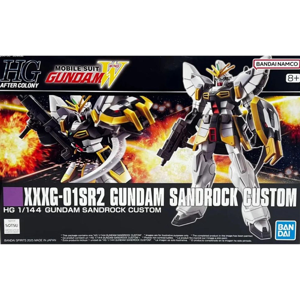 Bandai HG AC XXXG-01SR2 Gundam Sandrock Custom Gunpla Kit MK68841 ...