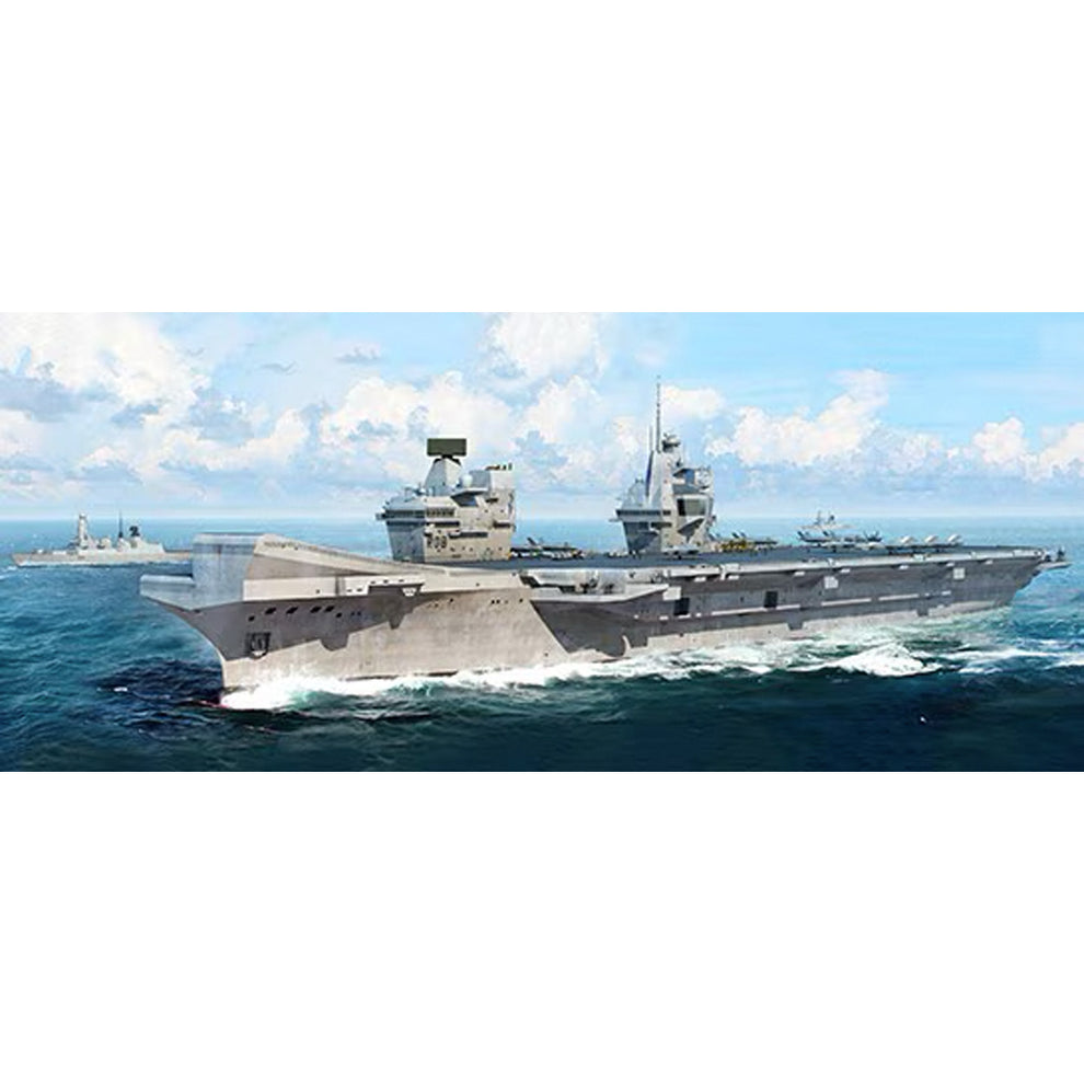 Trumpeter 06751 HMS Queen Elizabeth Aircraft Carrier 1:700 Model Kit ...