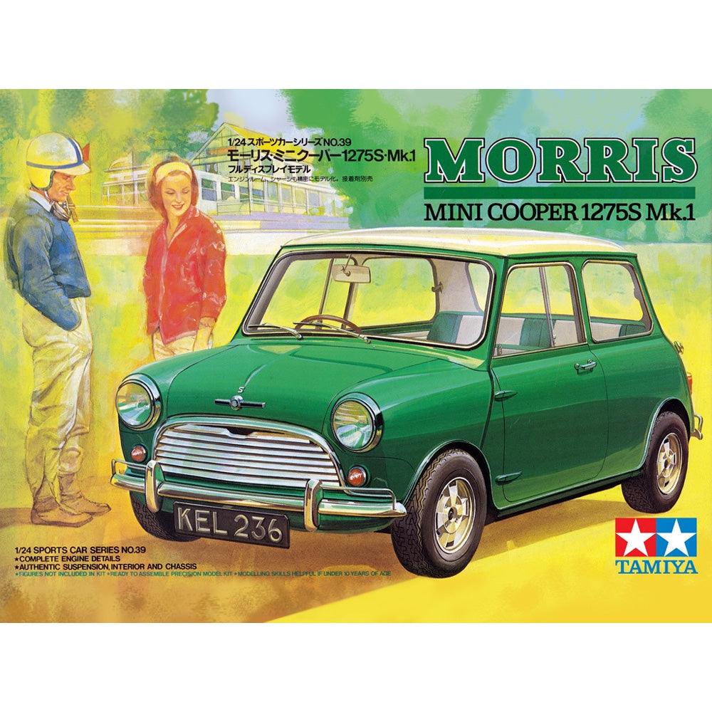 Tamiya 24039 Morris Mini Cooper 1275s Mk.1 1:24 Model Kit – Jadlam Toys ...