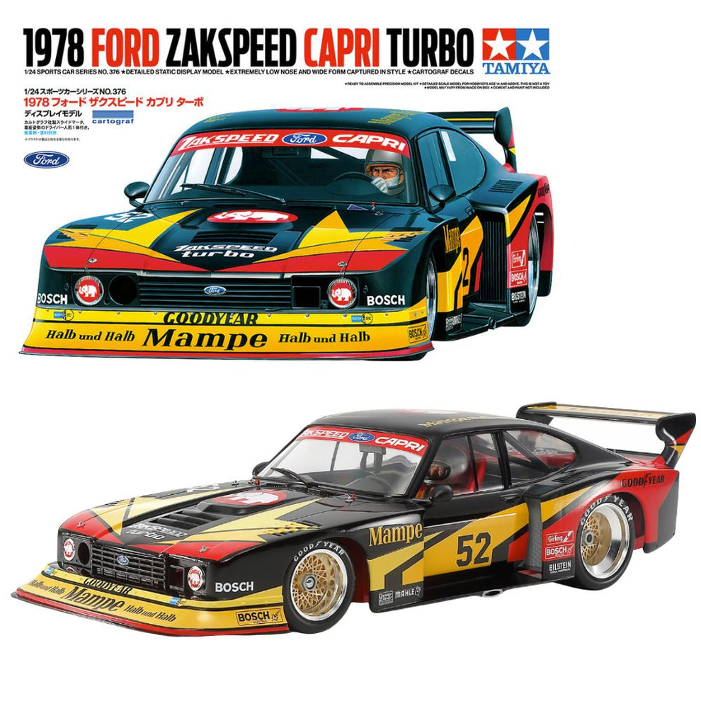 Tamiya 24376 1978 Ford Zakspeed Capri Turbo Car 1:24 Model Kit – Jadlam ...