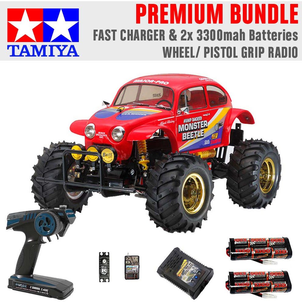 TAMIYA RC 58618 Monster Beetle 2015 off road 1:10 Premium Wheel Radio ...