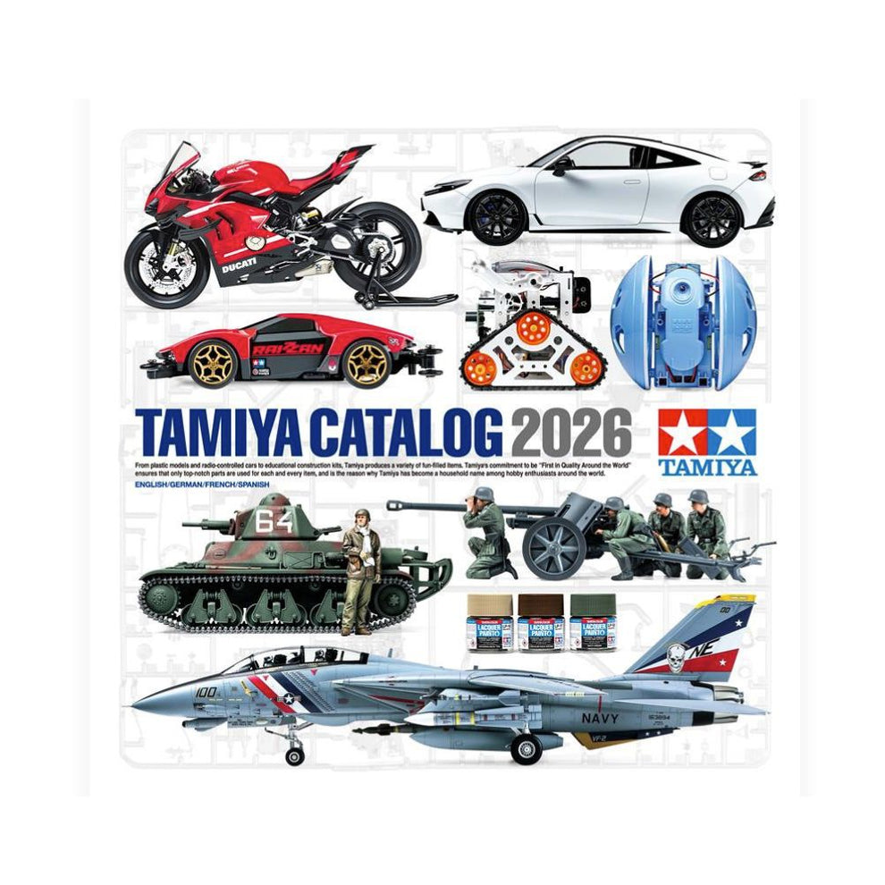 Tamiya Catalogue 2026 Catalog Line Up Model Kits – Jadlam Toys & Models